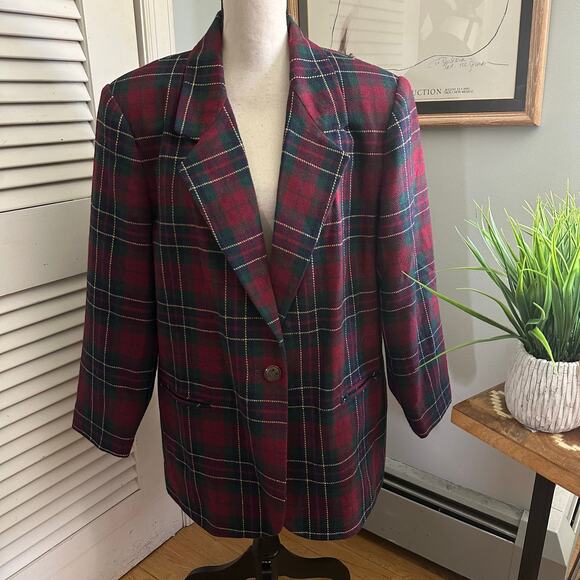 Sag Harbor | Jackets & Coats | Vintage Sag Harbor Jacket Womens 6w Red ...